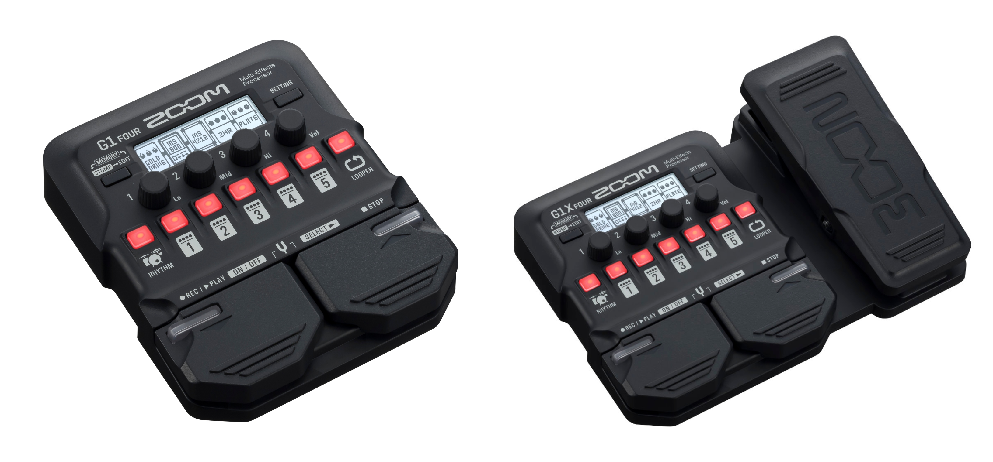 Zoom G1 y G1X Four, la renovación de los multiefectos compactos ...